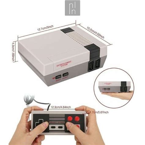 Mua Máy Chơi Game Mario Nes 8 Bit Có 620 Game Kèm 2 Tay Cầm Rời Dây Av