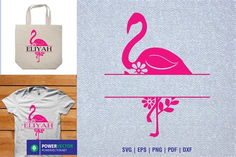 Flamingo Split Monogram