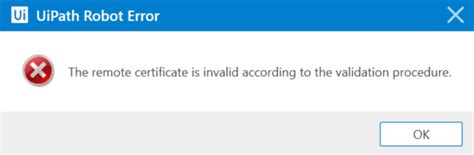 Robot License Certificate Validation Error Help UiPath Community Forum