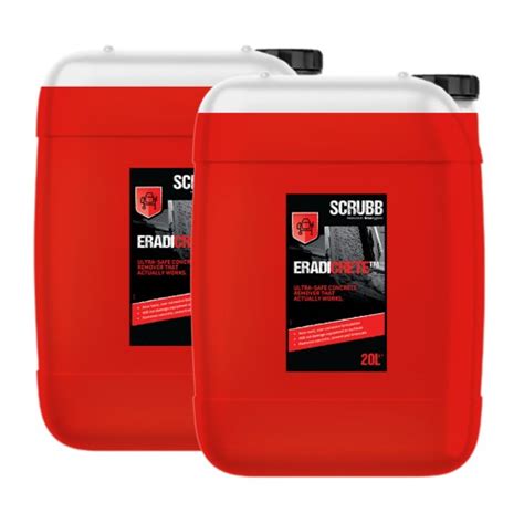Eradicrete Ultra Safe Concrete Remover S99 Scrubb 20l The Chemical Hut