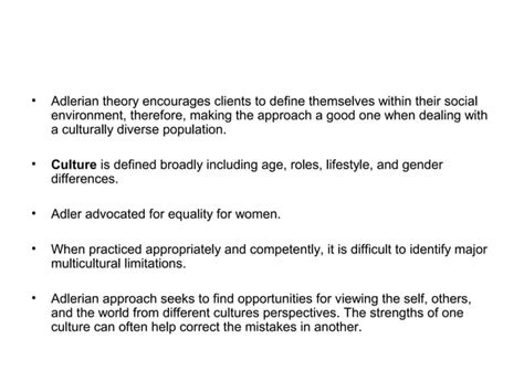 Adlerian Theory Ppt