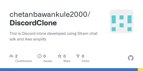 Github Chetanbawankule2000discordclone Thsi Is Discord Clone Developed Using Stram Chat Sdk
