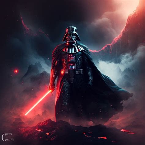 Darth Vader Starwars Ai Fan Art By Creepy Creative In 2023 Darth