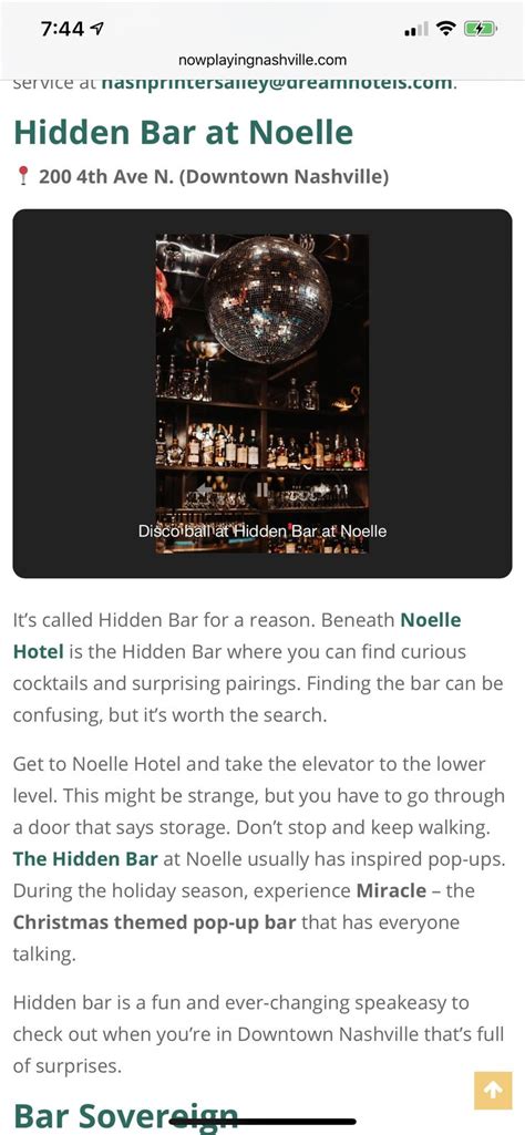 Noelle Hidden Bar Hidden Bar Bar Nashville