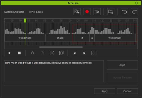 adjusting word duration