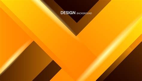 Premium Vector Abstract Orange Gradient In Black Geometric Shape