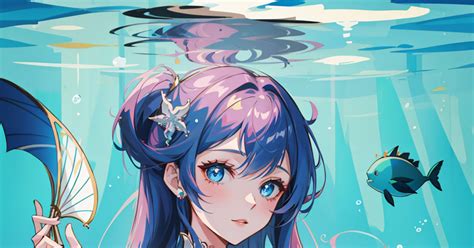 オリジナル 人魚少女 アカベのイラスト Pixiv