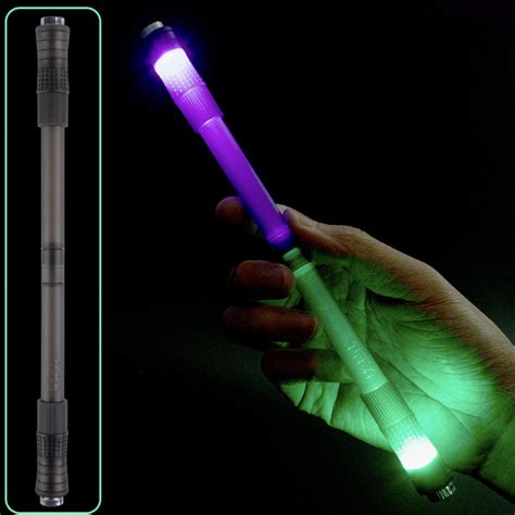 MEME Built In LED Lighting Spinning Pen Blowing Rotating Color Antislip Detachable Babe Adult