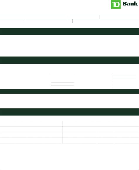 Small Business Loan Application Td Bank Free Download