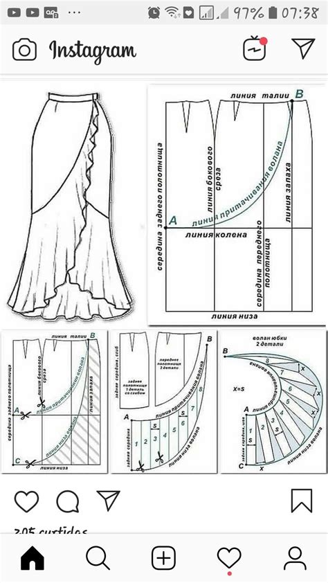Пин от пользователя Leleska Moura на доске Saias Выкройки Шитье для начинающих Шитье