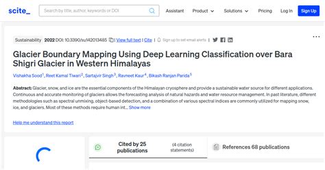 Glacier Boundary Mapping Using Deep Learning Classification Over Bara Shigri Glacier In Western