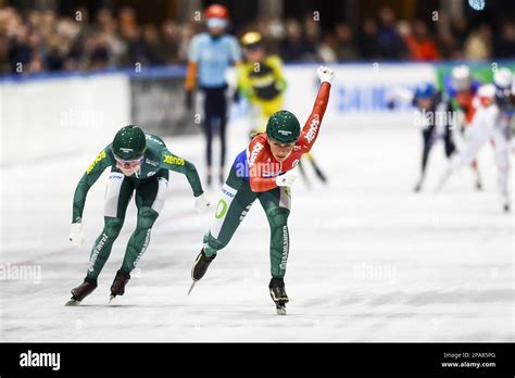Leeuwarden Irene Schouten Wins The Final Sprint Ahead Of Marijke