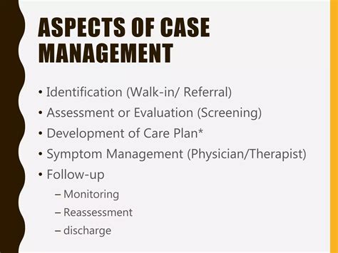Case Management Documentation 72216