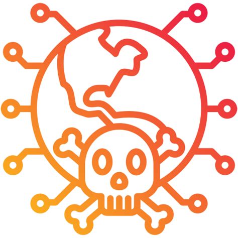 Icono De Hackear Generic Gradient Outline