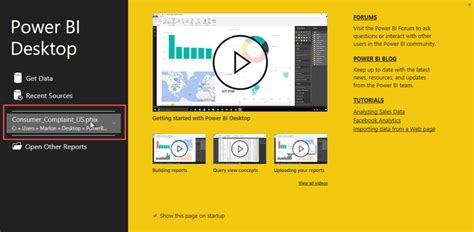 Getting Started With Power Bi Desktop Simple Visualization