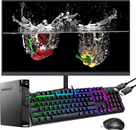 Amazon Com Lenovo ThinkCentre M93p Tiny Desktop Computer With 21 5 FHD Monitor Core I5 4570T