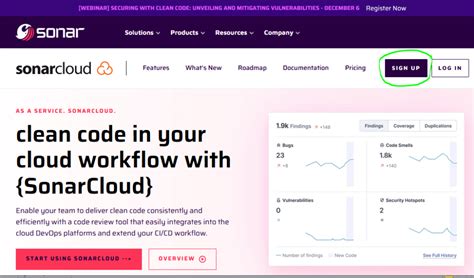 How To Create Account In Sonarcloud Devopshint