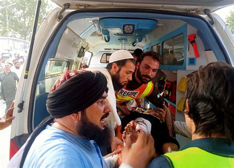 Pakistan Blast At Political Rally Kills Dozens The Washington Post