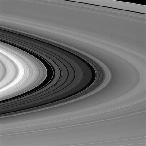 New Cassini View Of Saturns Rings