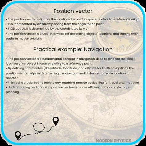 Position Vector Definition Application And Analysis In Kinematics