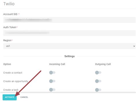 how to connect twilio to flowlu