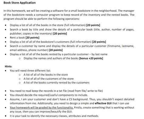 Solved Book Store Application In This Homework We Will Be Chegg