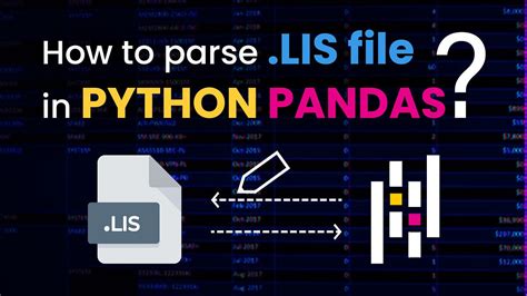 How To Parse Lis File In Python Pandas By Ghazi Ejaz Medium