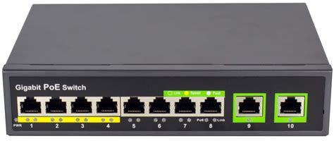 8＋2 ポート 1000mbps poe スイッチ poe2610 8e 防犯・監視カメラシステム ティー・アイ・トレーディング株式会社