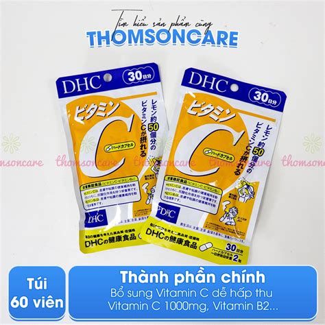 Combo Trắng Da Lcystine Dhc Vitamin C Giúp Ngừa Mụn Giảm Rụng Tóc Bổ