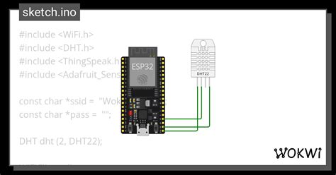 Suhu Dan Kelembaban Wokwi Esp32 Stm32 Arduino Simulator