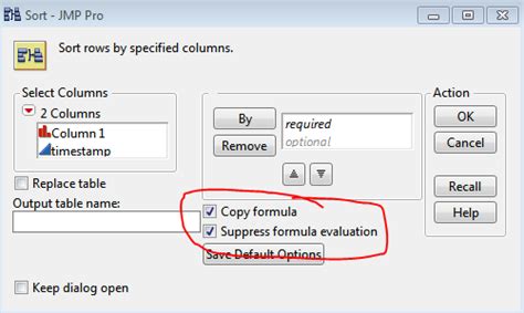 Solved How To Create A Time Stamp Column Record Date Jmp User