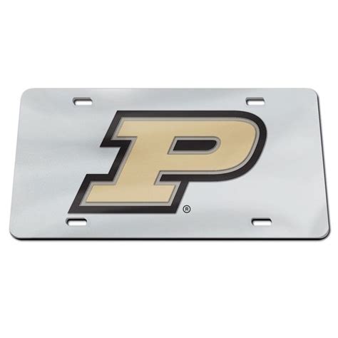 Purdue Boilermakers P Acrylic License Plate I Purdueu