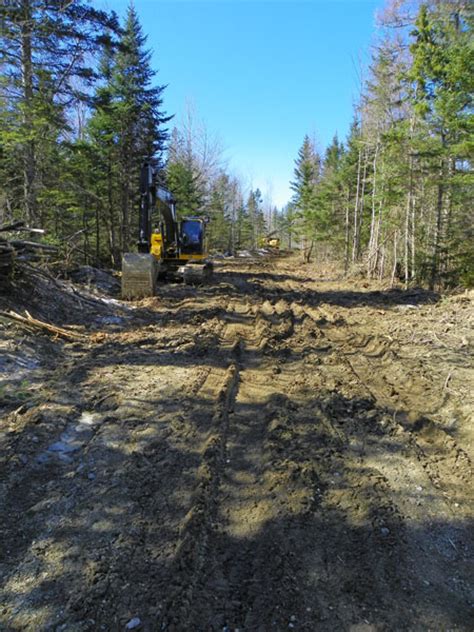 A Muddy Logging Operation Downeast Thunder Farm