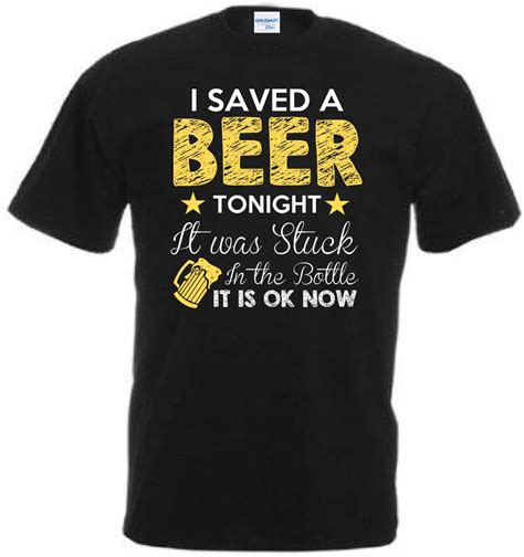 2019 Newest Letter Print Casual Short Sleeve Tshirts Funny Beer T Shirt
