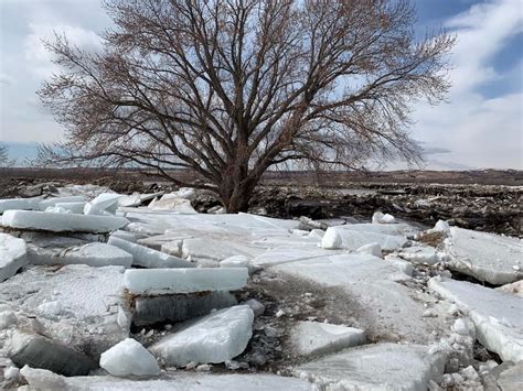 Los Impresionantes Paisajes De Los Atascos De Hielo Por Las Inundaciones En Nebraska Infobae