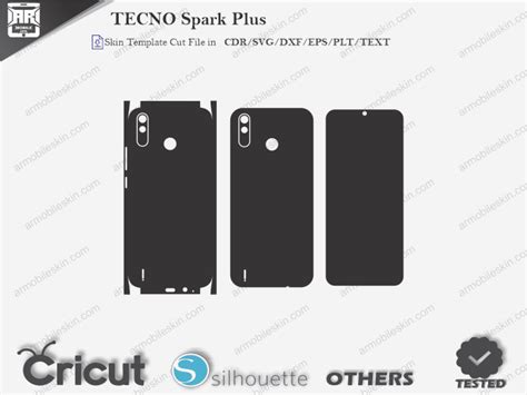 Tecno Spark Plus Skin Template Vector Armobileskin