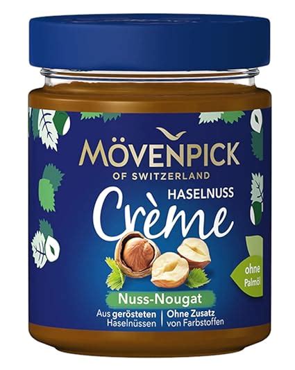 Mövenpick Haselnuss Crème Nuss Nougat Premium Nuss Brotaufstrich 300g