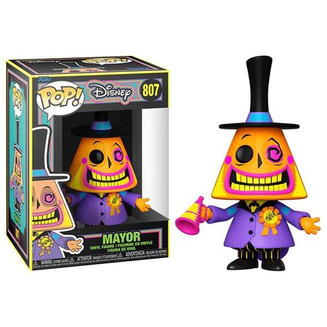 FUNKO POP PESADILLA ANTES NAVIDAD MAYOR BLACK LIGHT ClickandRol