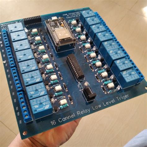 Jual Module Smart Home Relay 16 Channel Saklar Otomatis IOT Model Panelbase Limited Shopee