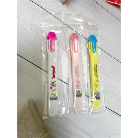 台灣現貨 正版授權 三麗鷗 Kt 美樂蒂 布丁狗 專利美工刀 文具 生活用品 湊單首選 蝦皮購物