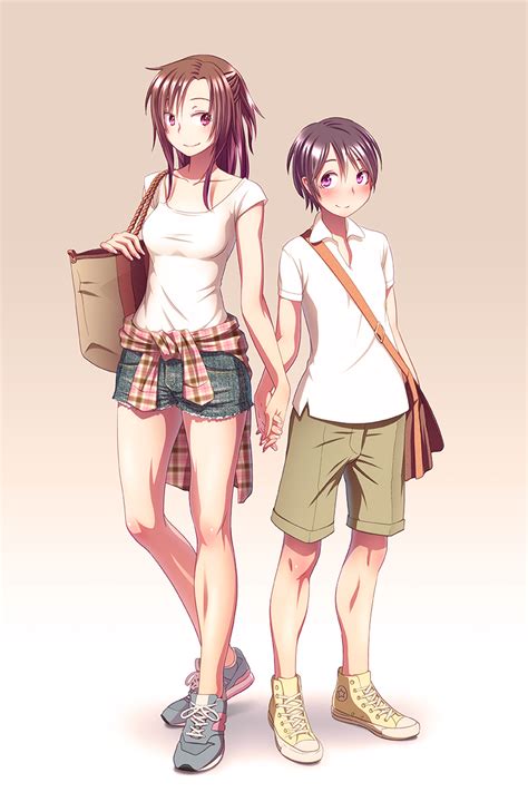 Sunao And Nina Original Drawn By Wokada Danbooru