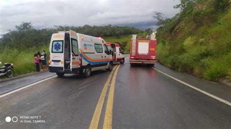 Colisão Entre Dois Veículos Deixa Uma Vítima Fatal E Seis Feridos Na Br
