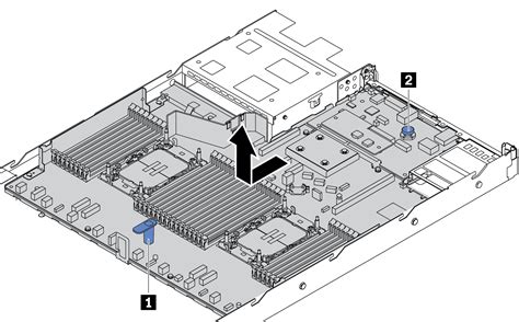 Remove The Processor Board Thinksystem Sr630 V3 Lenovo Docs