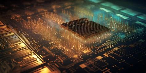 Placa Principal De Circuitos De Computadora Con Microchip Y