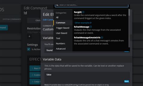 Bug Vars Menu On Request Url · Issue 1632 · Crowbartools