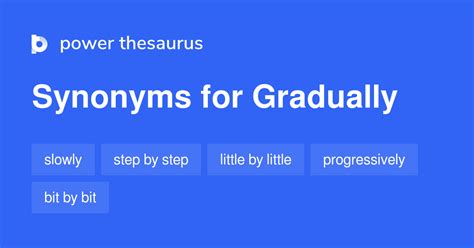 Gradually