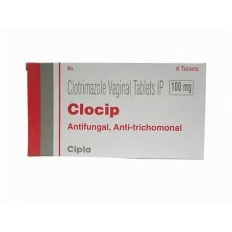 Clocip Clotrimazole Vaginal Tablet Tab Per Strip Prescription At Rs Piece In Surat