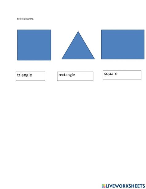Rectilinear Plane Figures Worksheet Live Worksheets