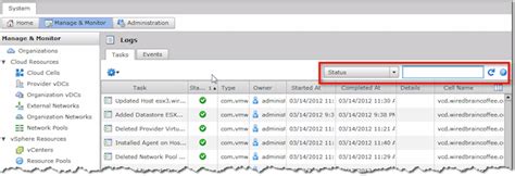 Managing VMware VCloud Director