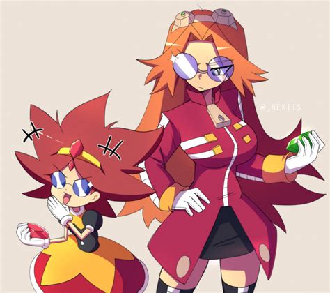 Safebooru 2girls D Absurdres Black Skirt Breasts Brown Hair Chaos